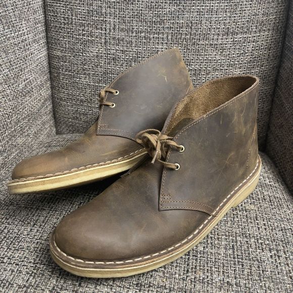 Clarks | Shoes | Clarks Originals Desert Boot Beeswax Leather Laceup ...